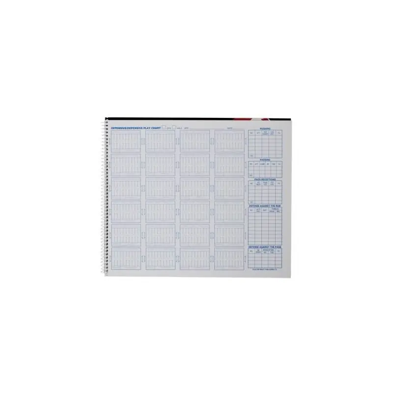 Football Play by Play Stat Book